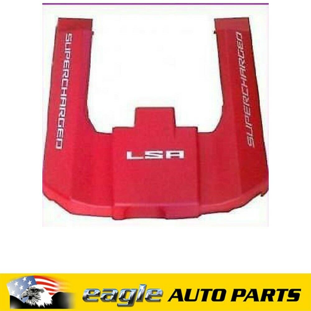 HOLDEN LSA 6.2LT SUPERCHARGED RED ENGINE COVER # 12639443 — Eagle Auto ...