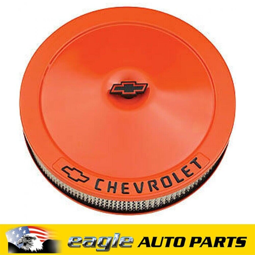 Chev 14" x 3" GM Licensed Chevrolet Air Cleaner Kit # 141-785 — Eagle ...