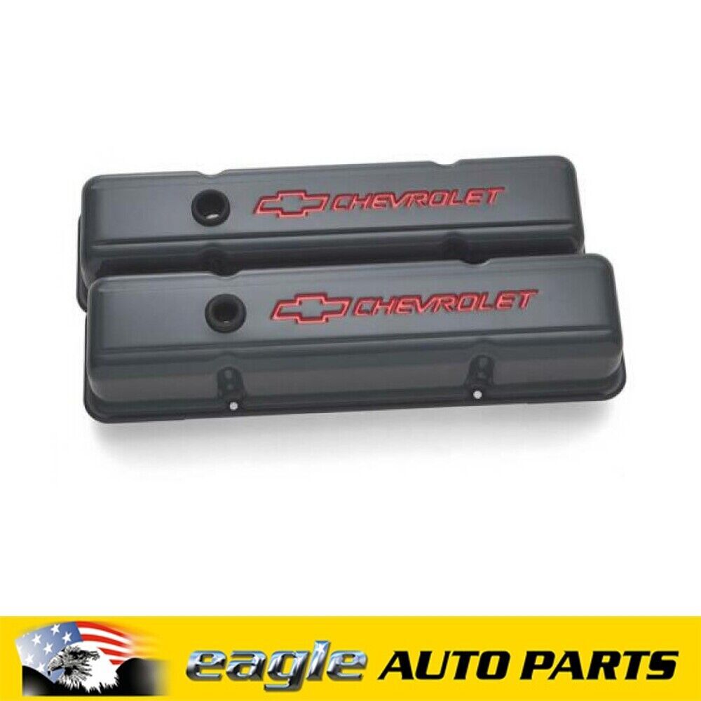 Proform Stamped Steel Chev 350 Rocker Covers # 141-881 — Eagle Auto Parts
