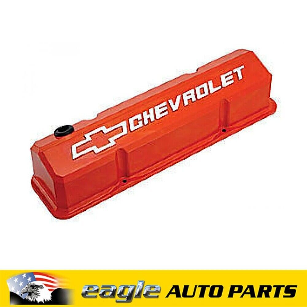 Chev 350 Small Block Proform GM Licensed Slant Edge Rocker Covers # 14 ...