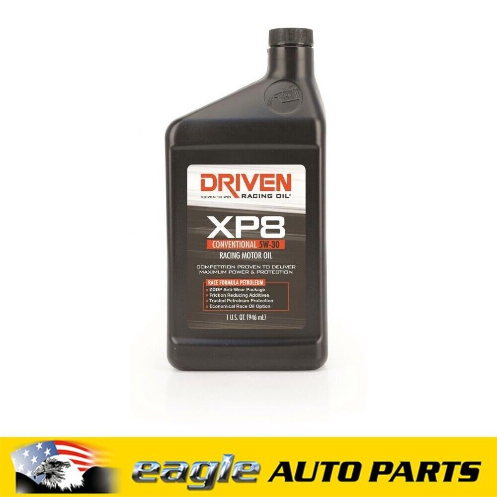 Joe Gibbs Driven XP8 Petroleum Racing Motor Oil 5W-30 # 01906 — Eagle ...