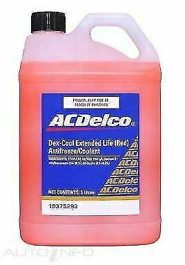 Genuine Holden ACDelco DEX-COOL Extended Life Coolant (Red) 5Lt # 1937 ...