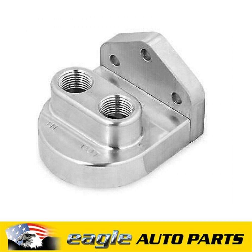 Earls Billet Remote Oil Filter Mount Kit 3/4"-16 Thread Single Filter ...