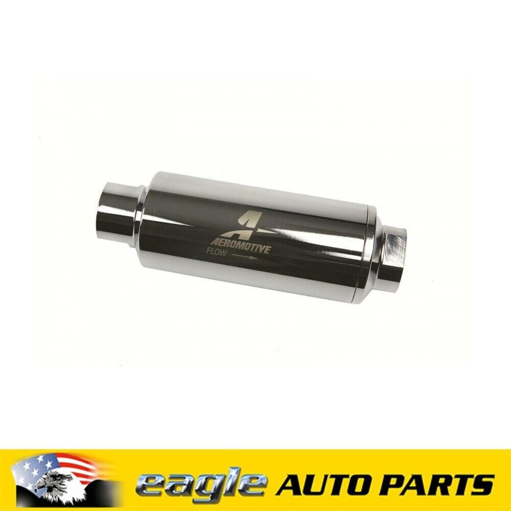 Aeromotive Fuel Filter Inline Mount, Silver, 10 Microns # AER12310 ...