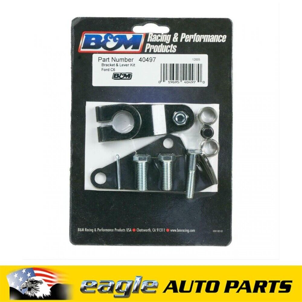 Ford C6 B&M Transmission Bracket & Lever Kit # BM40497 — Eagle Auto Parts