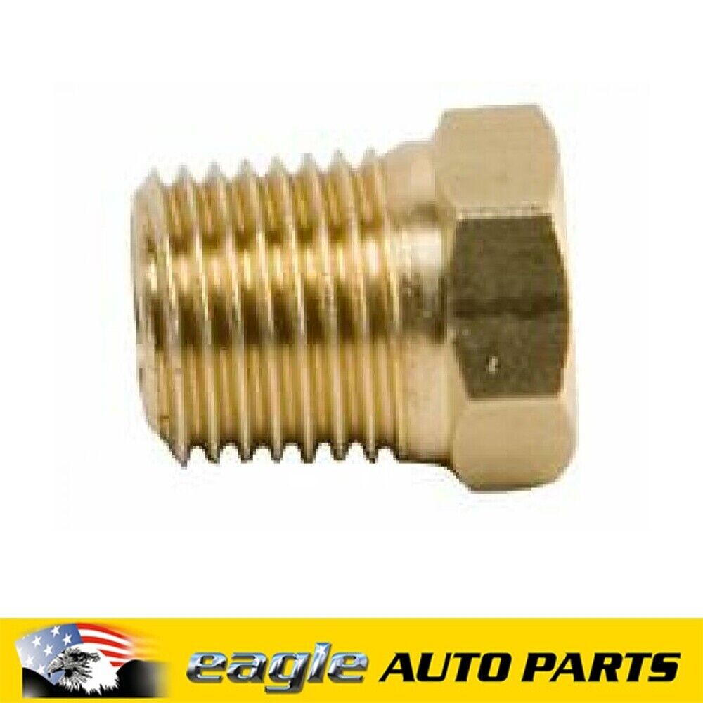 BRASS BLOCK OFF PLUG 3/8 BSPT # BP38 — Eagle Auto Parts