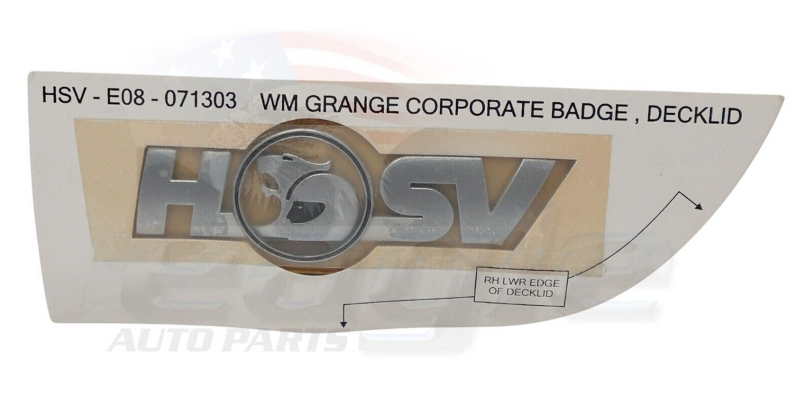 HSV Badges — Eagle Auto Parts