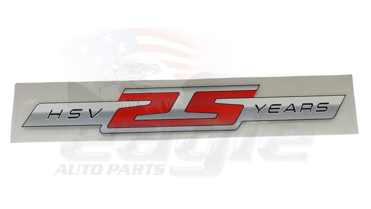 Hsv Ve E1 E2 E3 Hsv 25 Years Rear Window Sticker Genuine E08 120