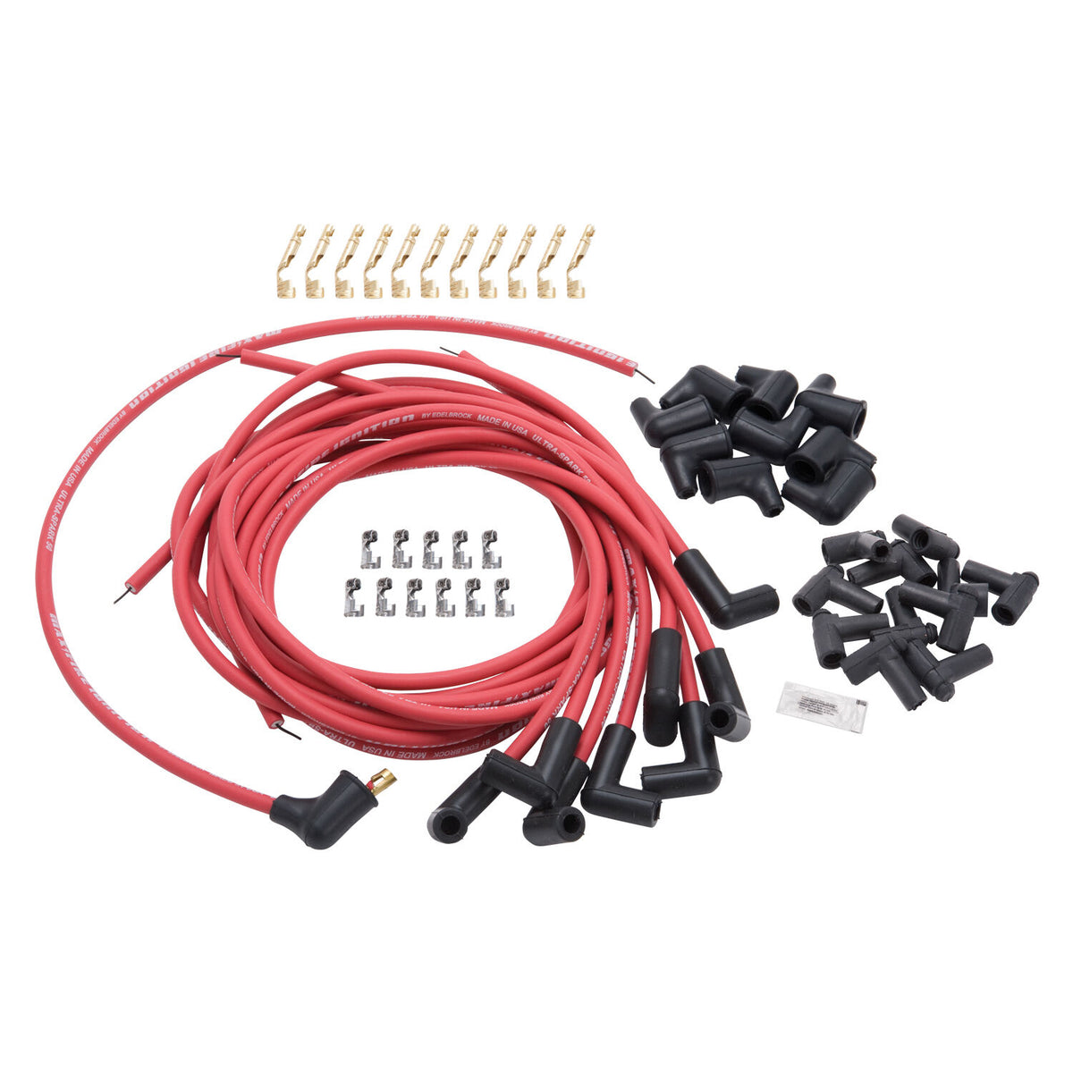 Edelbrock Max-Fire Ultra-Spark 50 Universal Spark Plug Leads 900 # ED2 ...