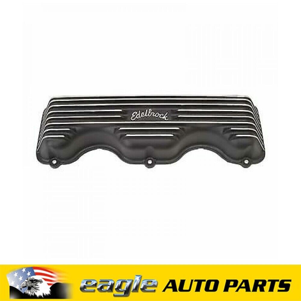 Chev 348 - 409 Edelbrock Classic Cast Aluminum Rocker Covers # ED41403 ...