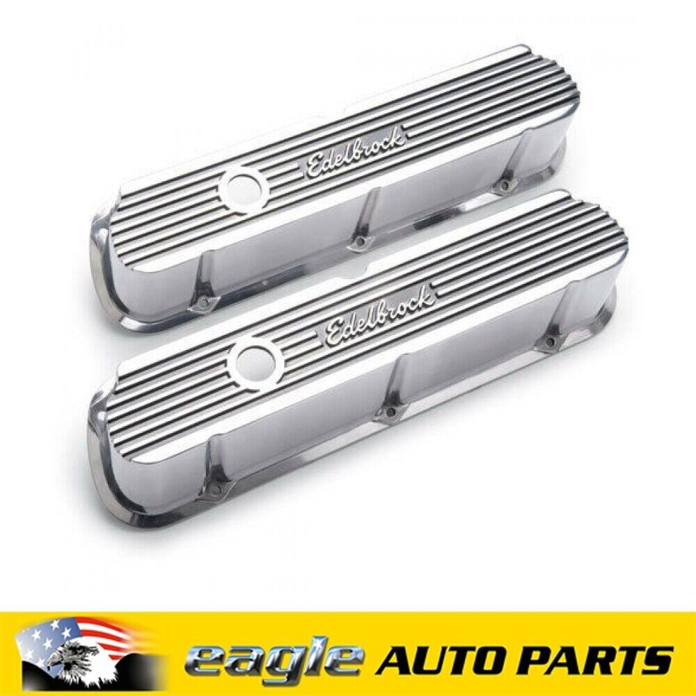 Ford 289 302 351 Windsor Edelbrock Elite II Series Rocker Covers # ED4 ...