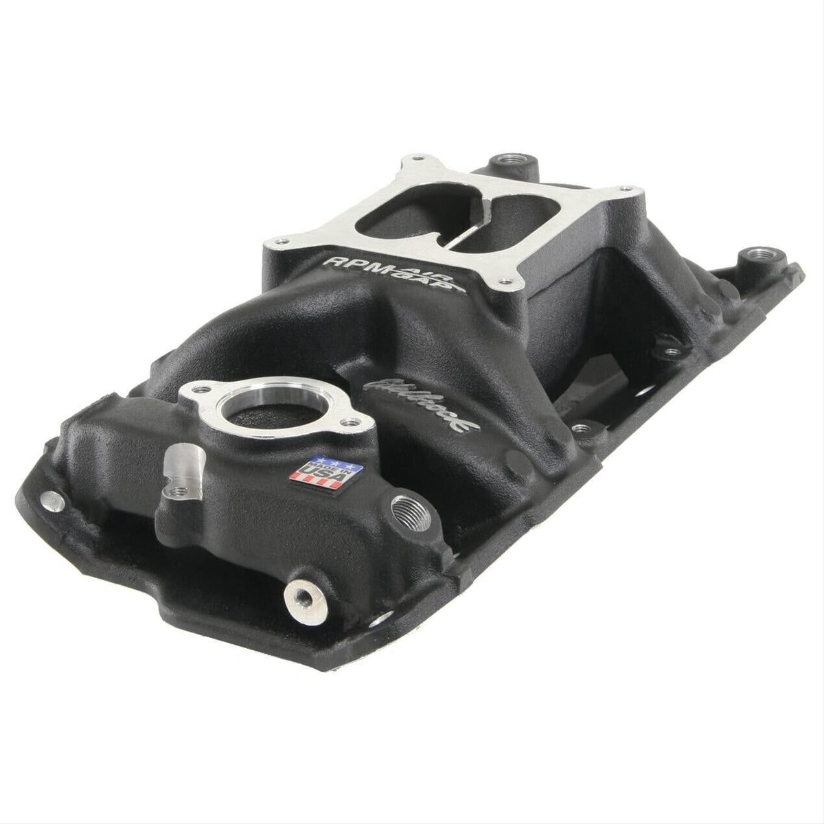 Chev 283 307 327 350 Edelbrock Performer RPM Air-Gap Intake Manifold ...