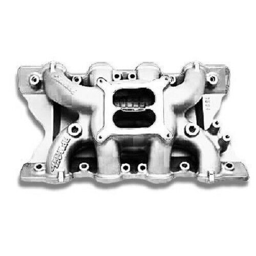 Ford 351 Cleveland 2V Edelbrock Performer RPM Air-Gap Intake Manifold ...