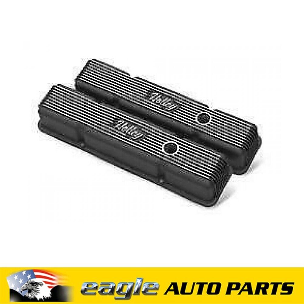 Chev 350 Small Block Holley Vintage Series Finned Rocker Covers # HO24 ...