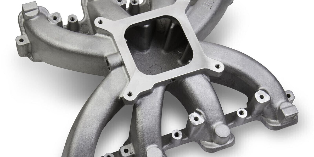 Chev LS3 Holley LS Mid-Rise Carbureted Intake Manifold Rect Port # HO3 ...