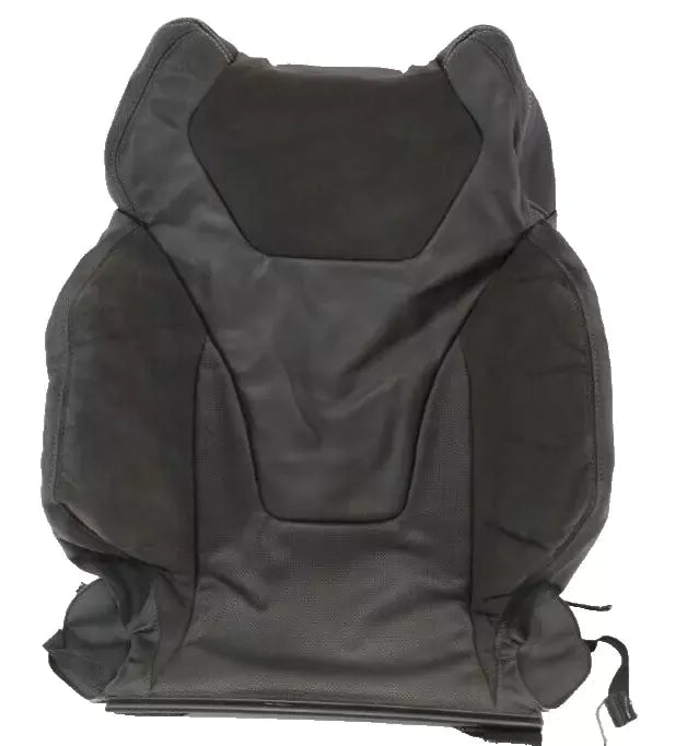 HSV VF GTS LEFT HAND SIDE FRONT SEAT BACK TRIM COVER LEATHER JET BLACK ...