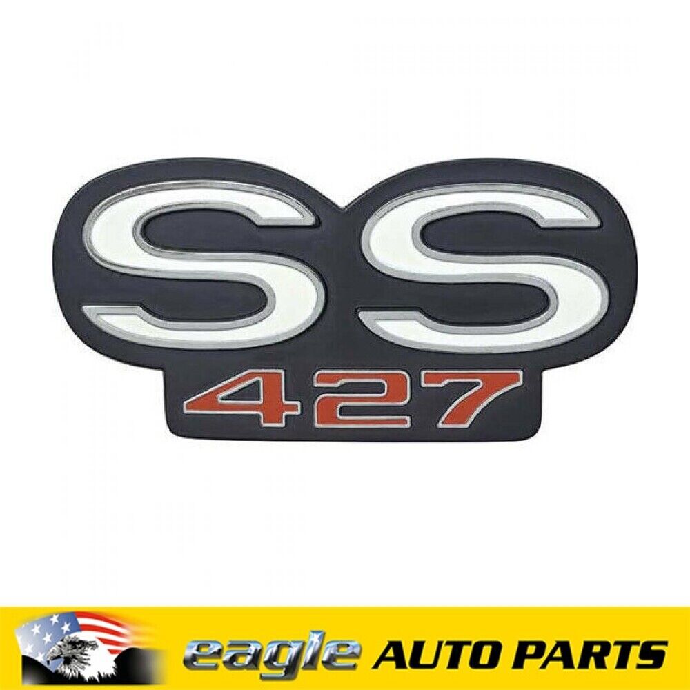 CHEV CHEVELLE 1966 1967 'SS - 427' GRILL & REAR PANEL EMBLEM # K80050 ...