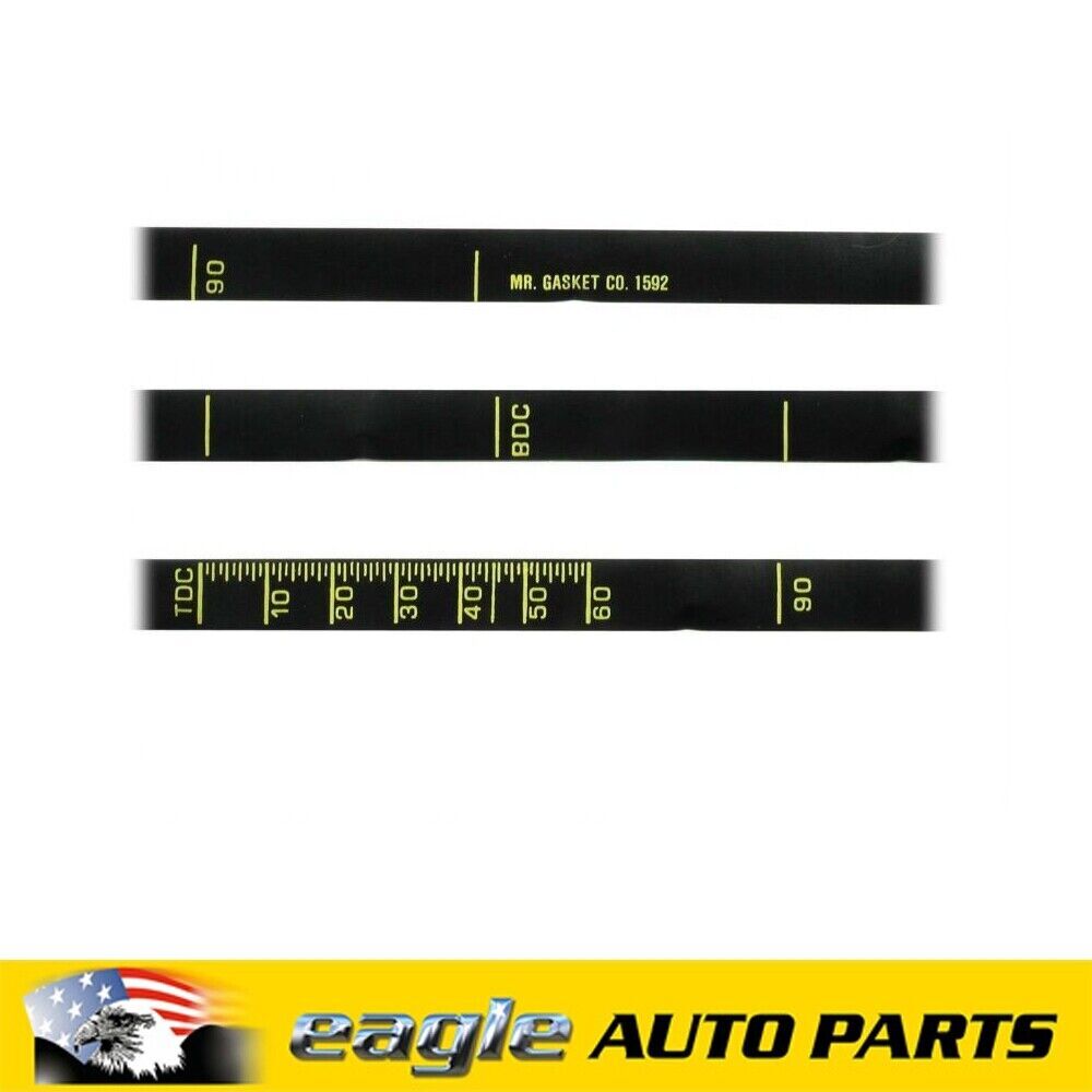 Chev 350 Small Block Mr.Gasket Timing Tape # MG1592 — Eagle Auto Parts