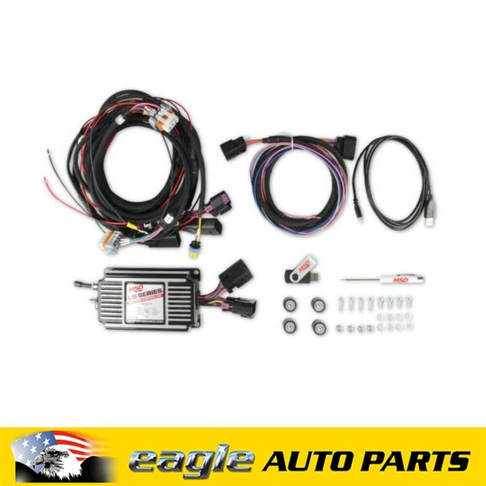 MSD CHEV LS SERIES ENGINES BLACK IGNTITION CONTROLLER KIT # MSD60143 ...