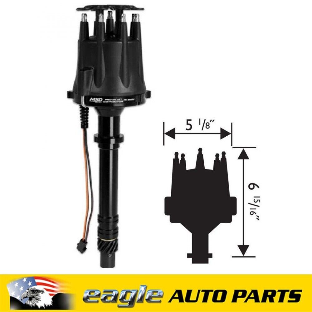 MSD DISTRIBUTOR PRO BILLET BLACK CHEV V8 283 327 350 400 427 454 # MSD ...