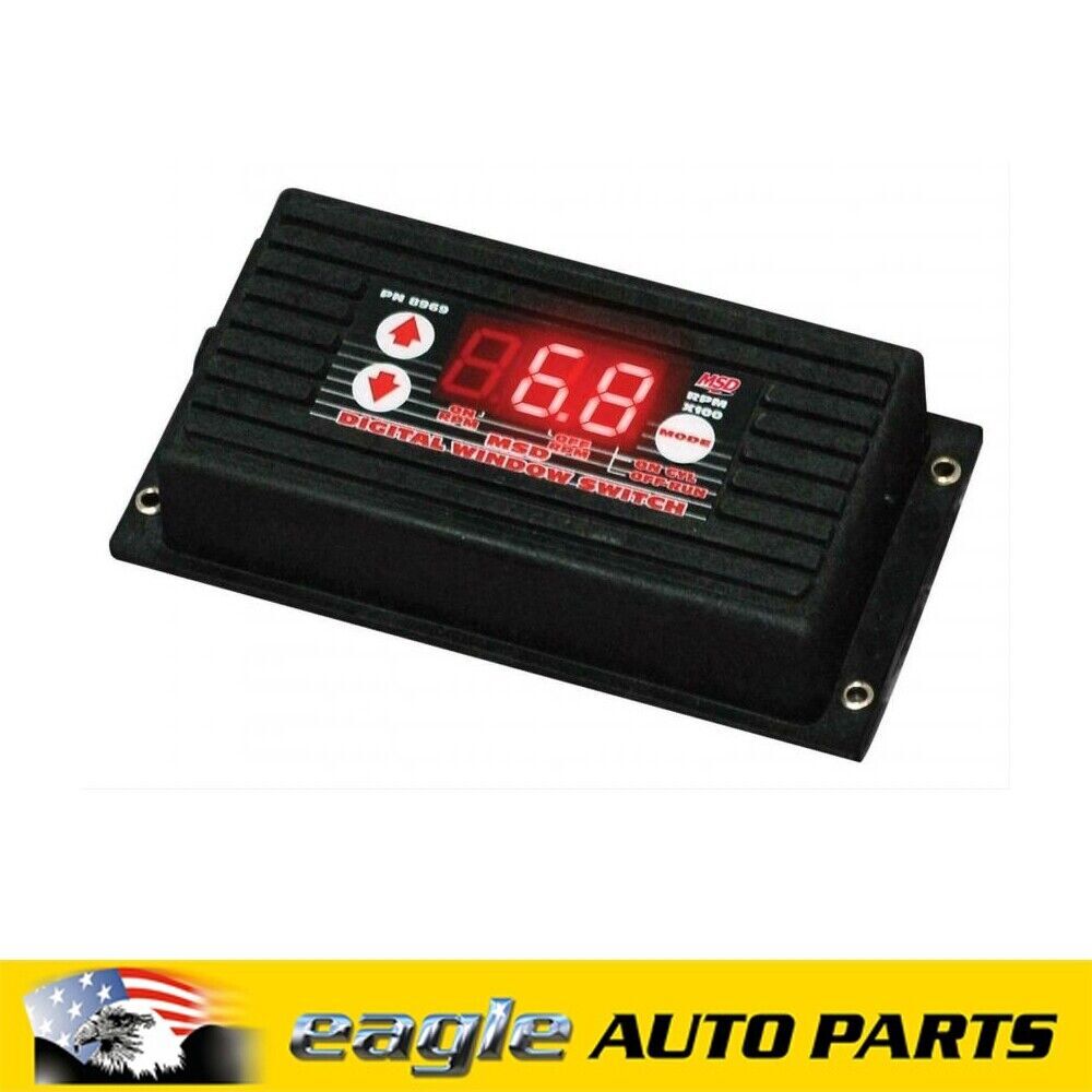 MSD Digital RPM Activated LED Push Button Window Switch # MSD8969 ...