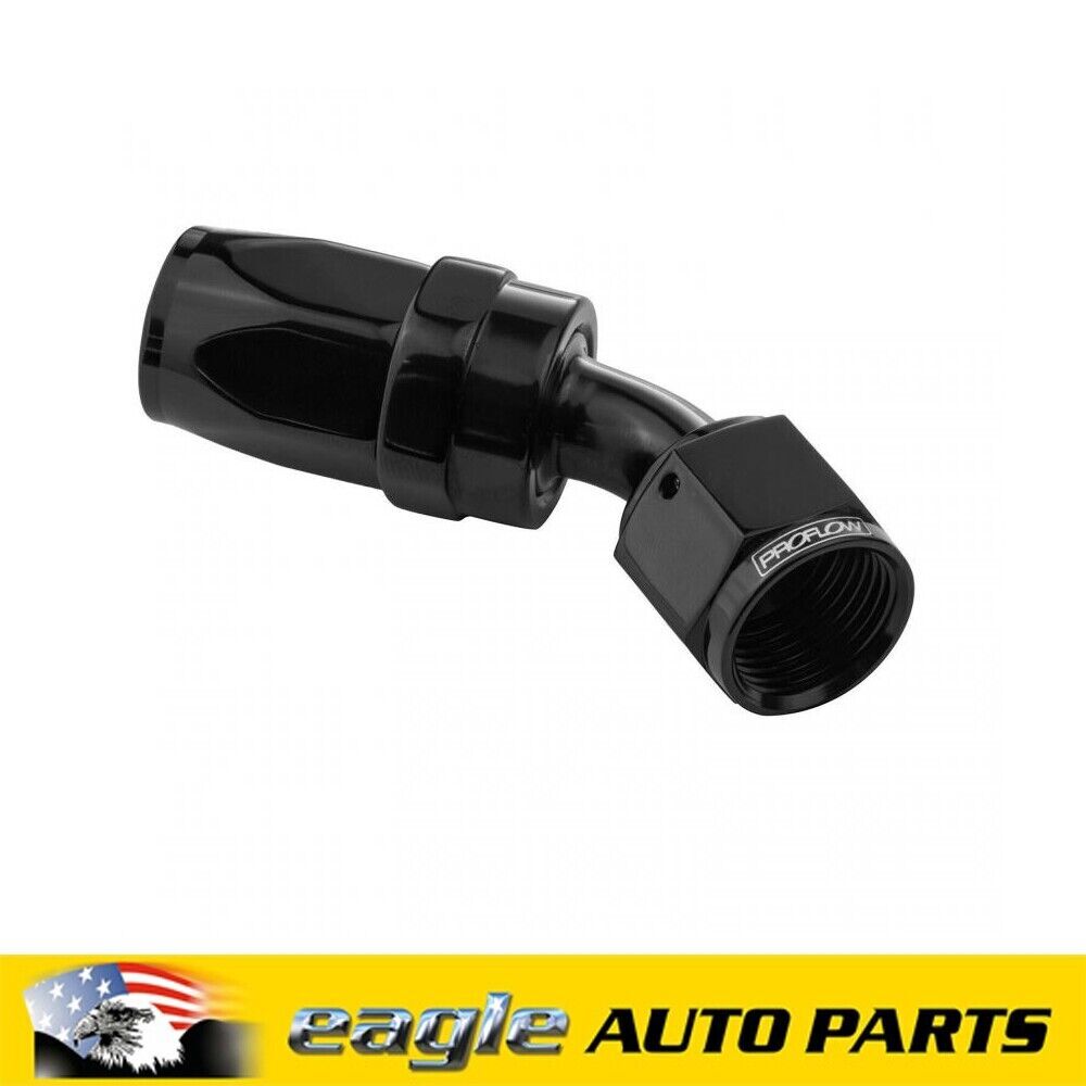 PFE Fittings 45 Degree Fitting Hose End -08AN Black # PFE102-08BK ...