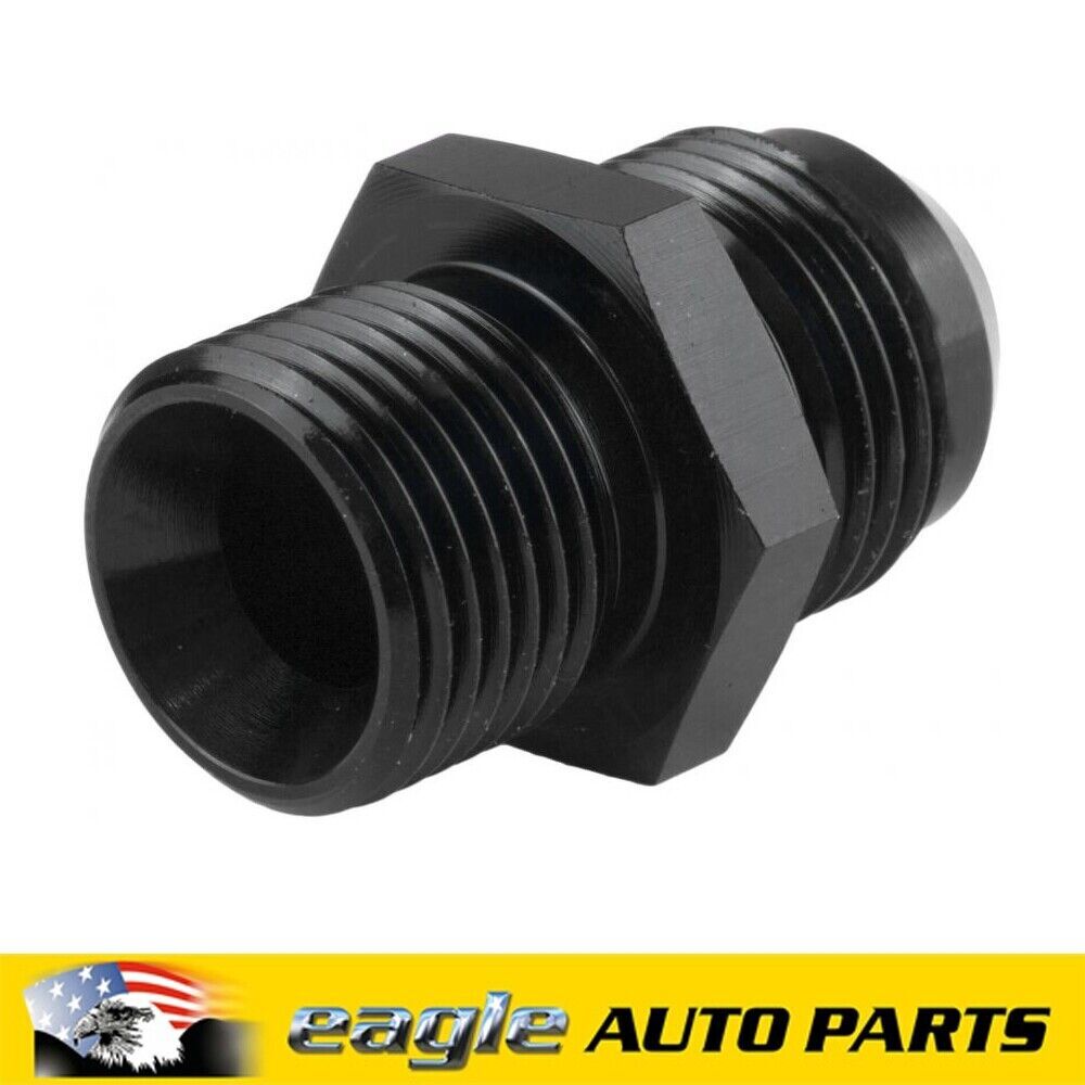 PFE Fittings Male Fitting 18mm x 1.50mm To Male Fitting -08AN Black PF ...