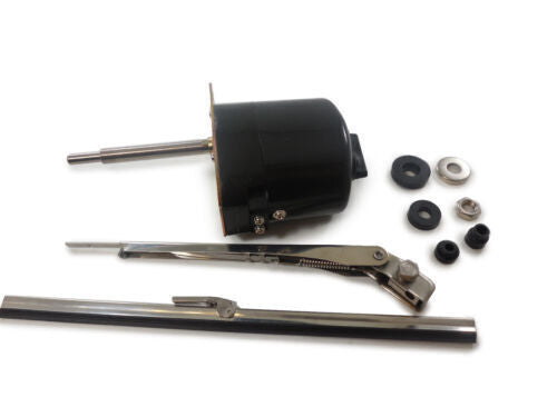 Universal Fit 12V Stainless Steel Windscreen Wiper Motor And Blade Kit ...