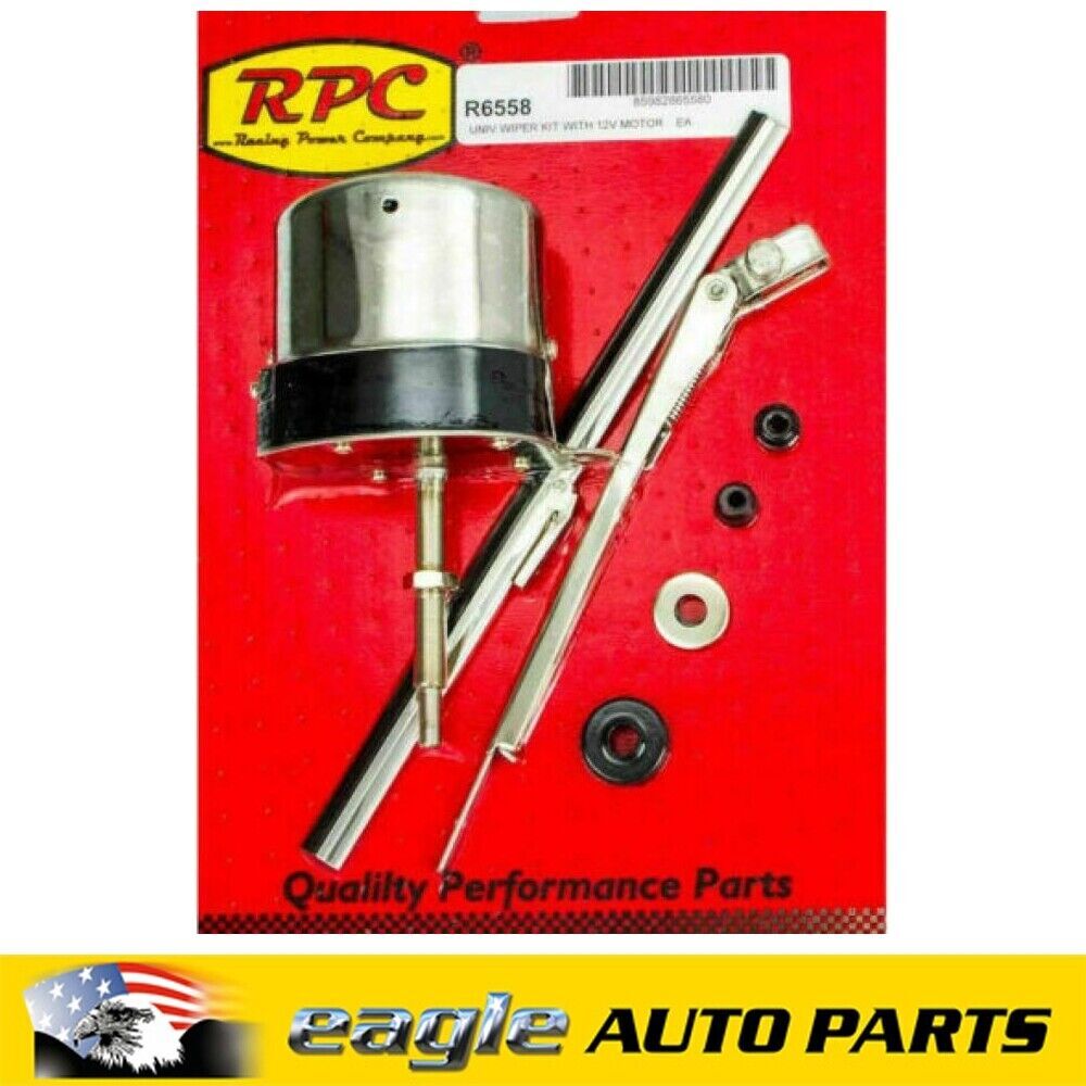 Universal Fit 12V Stainless Steel Windscreen Wiper Motor And Blade Kit ...