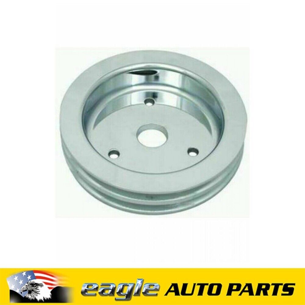 CHEV BBC POL ALUM BILLET SWP LOWER DOUBLE PULLEY 396 454 502 # R8843PO ...