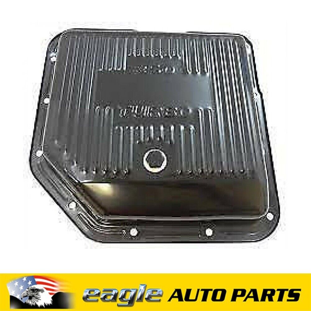 GM CHEV TURBO 350 TRANSMISSION OIL PAN BLACK STANDARD SIZE # R9122BK ...