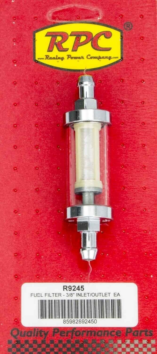 RPC UNIVERSAL GLASS FUEL FILTER # R9245 — Eagle Auto Parts