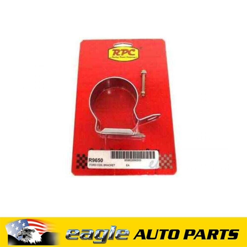 RPC Chrome Ford Ignition Coil Mounting Bracket # R9650 — Eagle Auto Parts