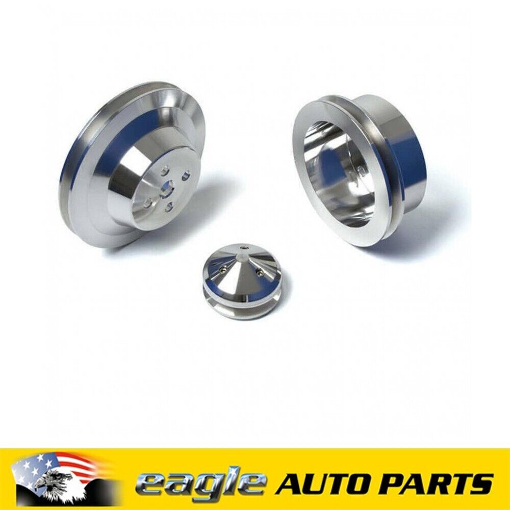 Ford Windsor / Cleveland CVF Billet Pulley Kit Suit L/H Water Pump # S ...