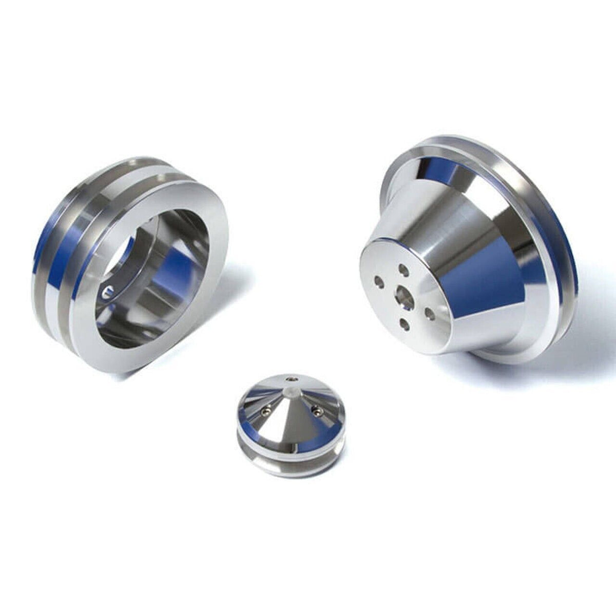 Ford Windsor / Cleveland CVF Billet Pulley Kit Suit L/H W/Pump # SBFL2 ...