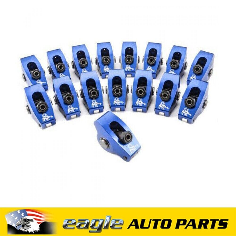 Ford Windsor Scorpion Race Series Roller Rockers 1.6 Ratio 3/8 Stud ...