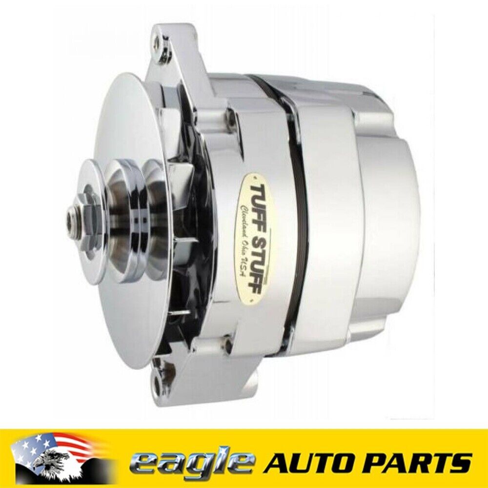 TUFF-7127ND Tuff Stuff Alternator Chev GM 100amp 1-wire Chrome — Eagle ...